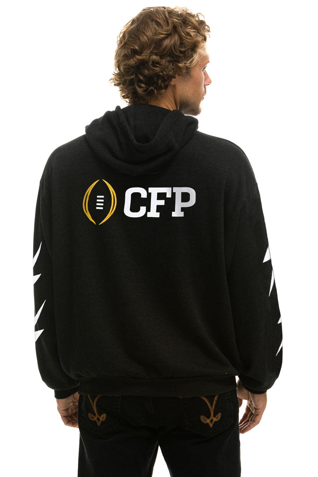 CFP NATIONAL CHAMPIONSHIP 2025 UNISEX RELAXED PULLOVER HOODIE - BLACK ...
