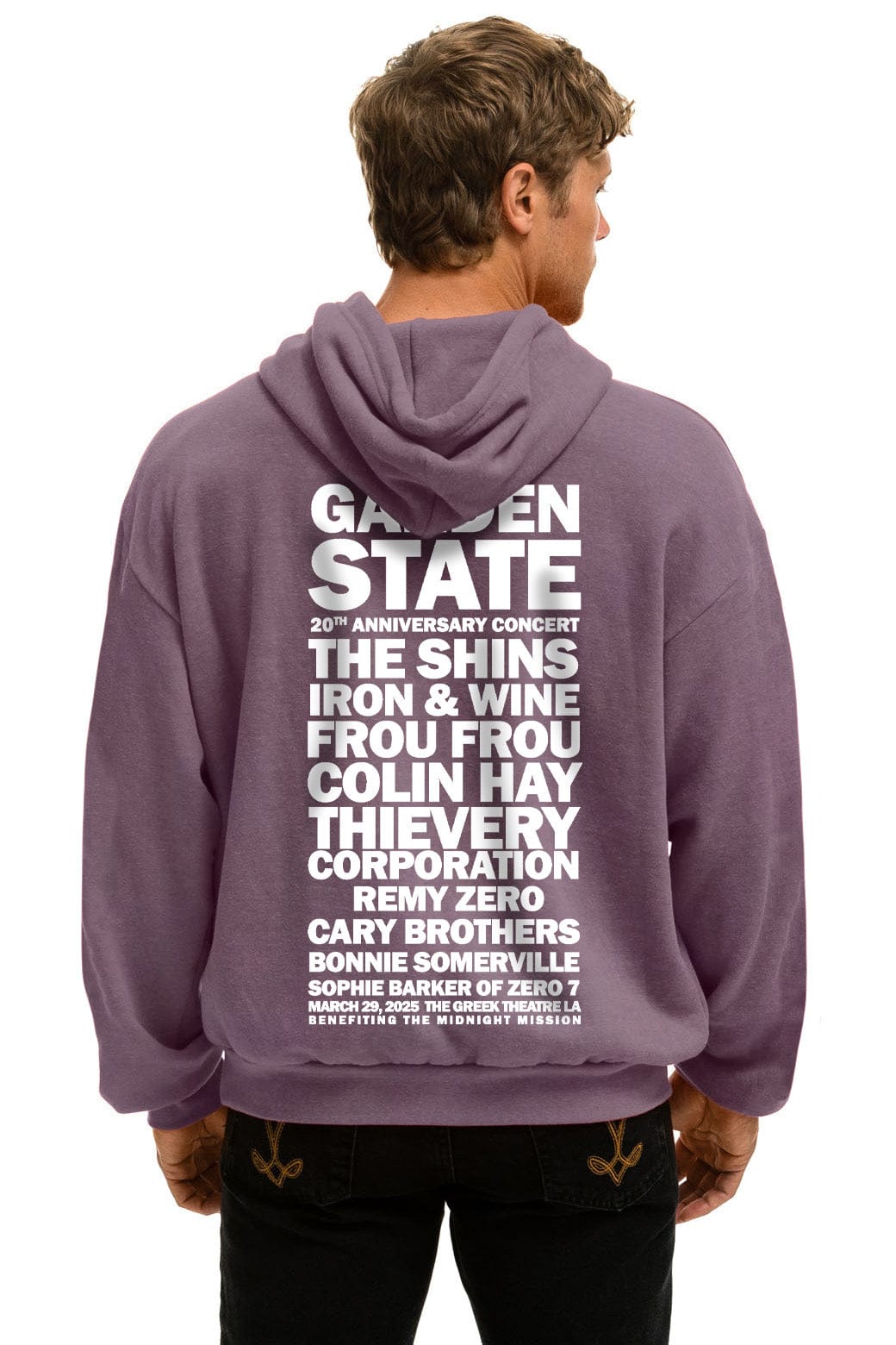 GARDEN STATE CONCERT PULLOVER HOODIE RELAXED - MOCHA – Aviator Nation
