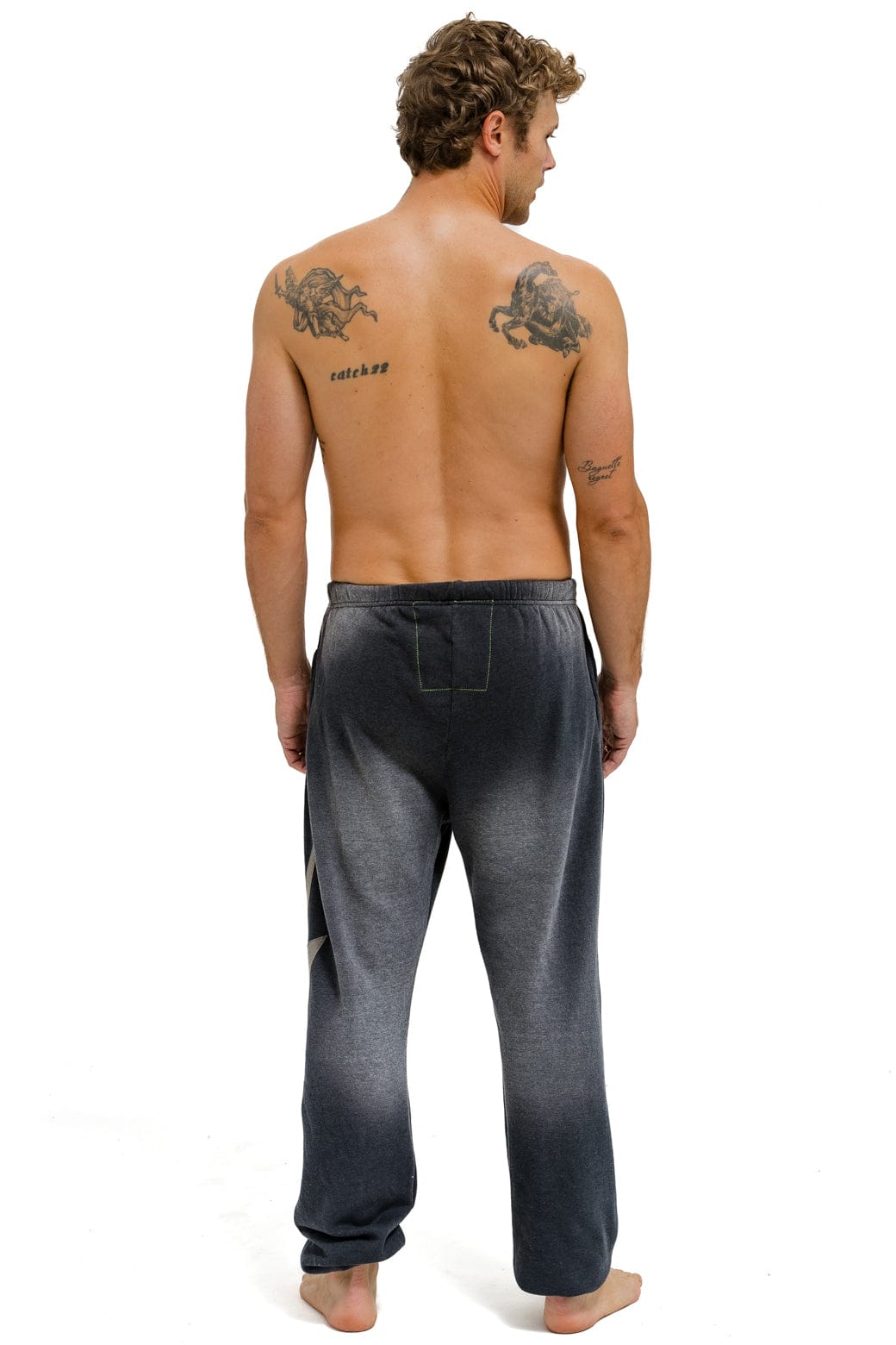 BOLT STITCH SWEATPANTS - FADED SMOKE - Aviator Nation