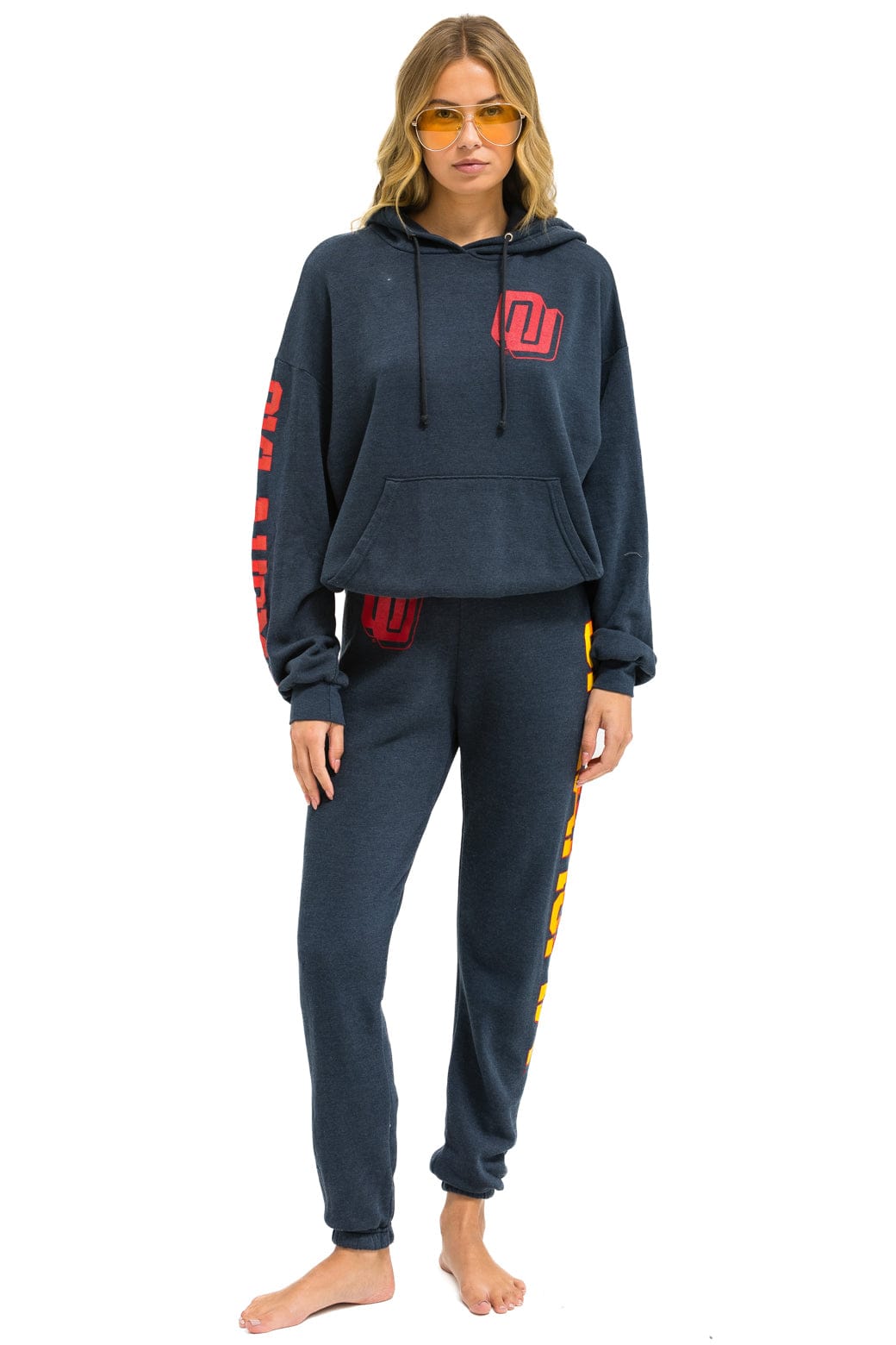 UNIVERSITY OF OKLAHOMA UNISEX SWEATPANTS - CHARCOAL - Aviator Nation