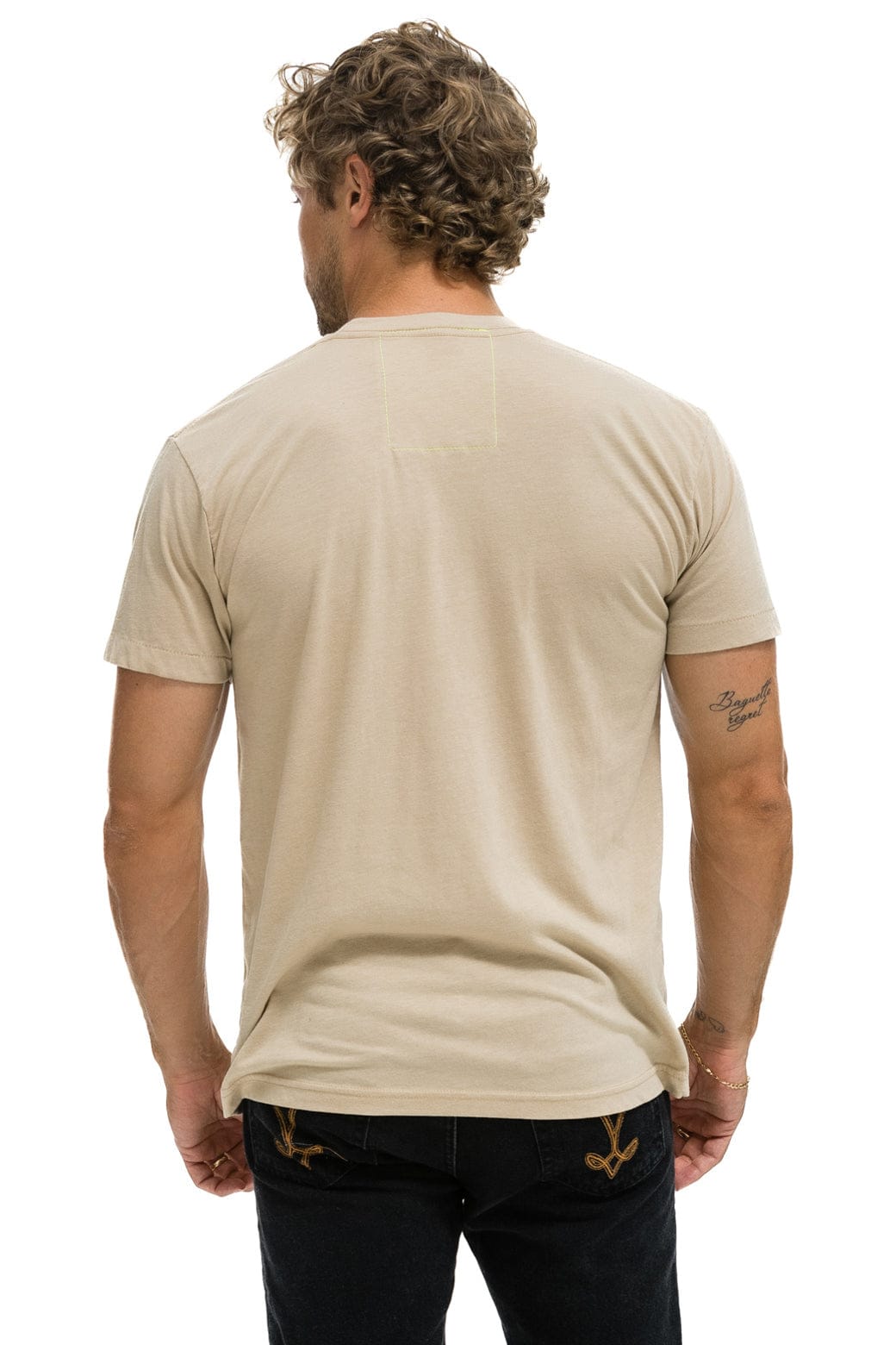 BOLT TEE - SAND // MOCHA - Aviator Nation