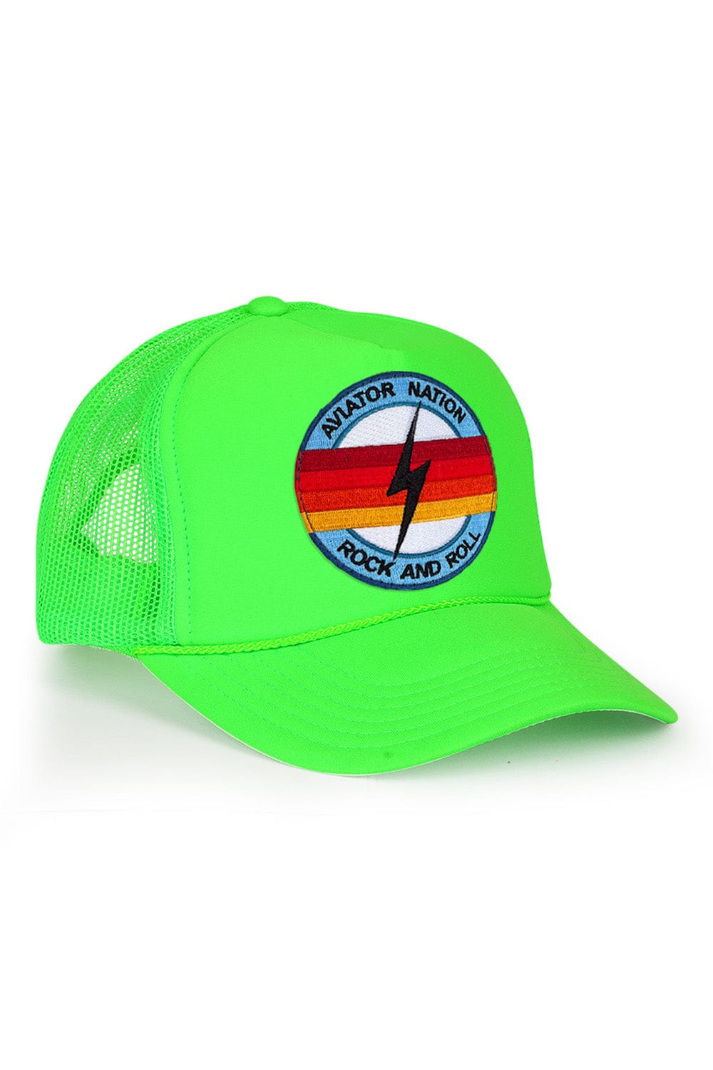 ROCK AND ROLL BOLT VINTAGE TRUCKER HAT - Aviator Nation