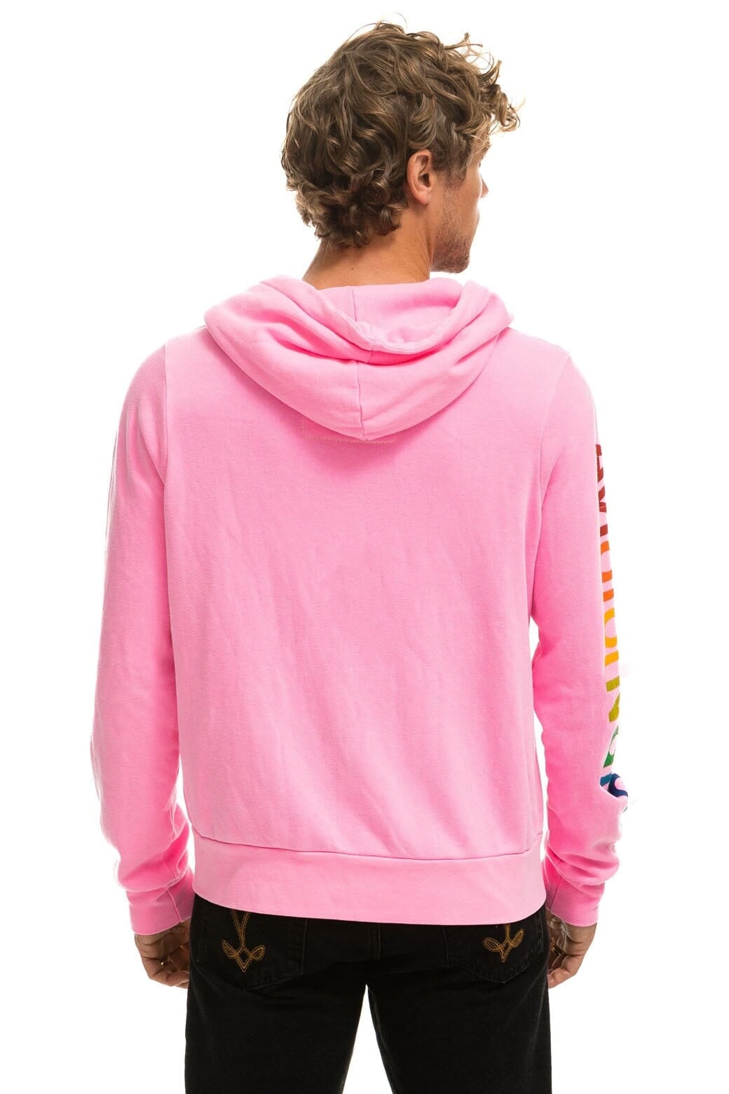 AVIATOR NATION HOODIE - NEON PINK - Aviator Nation