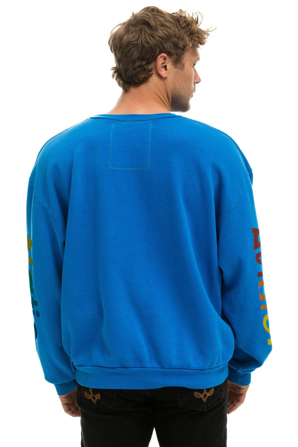 AVIATOR NATION RELAXED CREW SWEATSHIRT - OCEAN - Aviator Nation