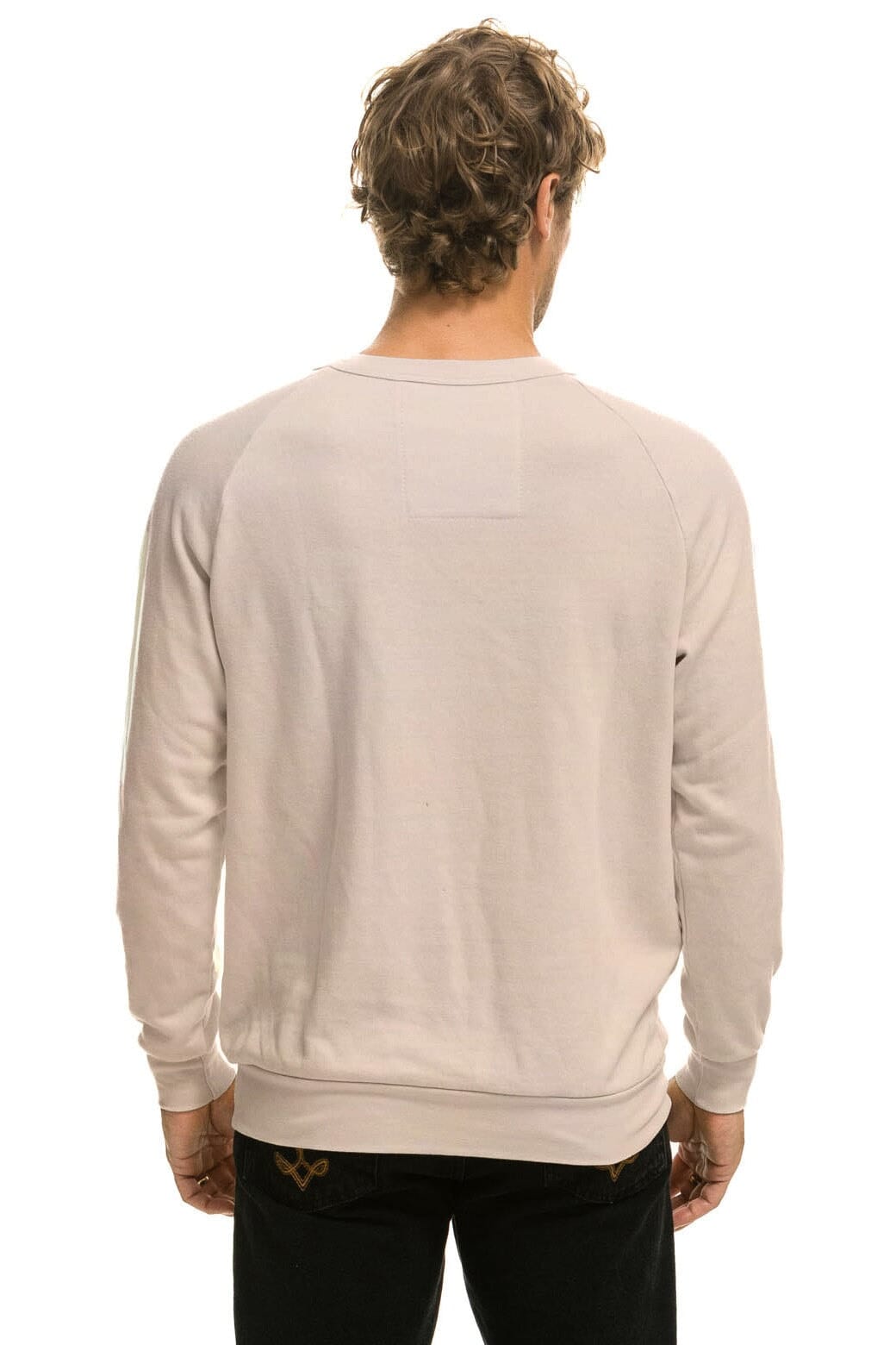 BOLT CREW SWEATSHIRT - SAND // MOCHA - Aviator Nation