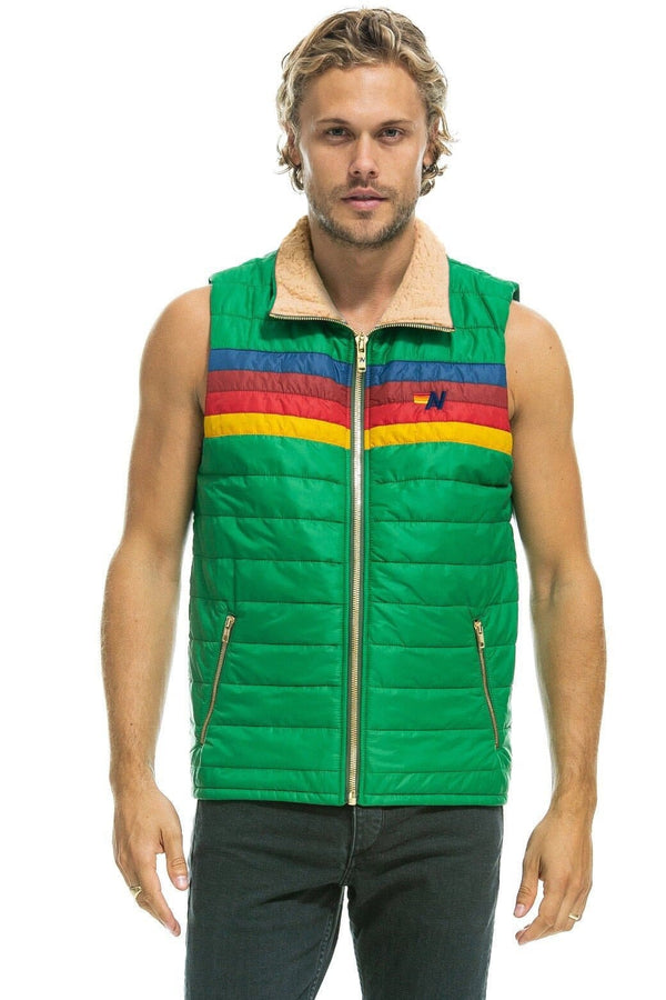 MEN'S 4 STRIPE VEST - AMAZON - Aviator Nation
