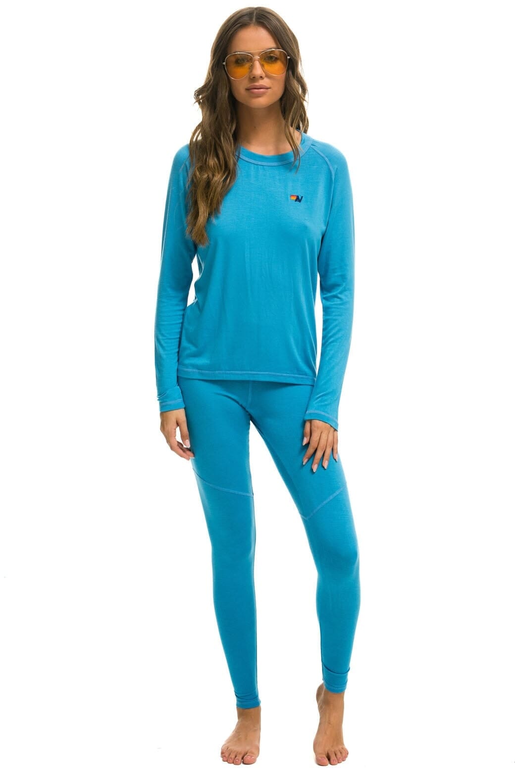 MICRO MODAL BASE LAYER BOTTOM - OCEAN - Aviator Nation