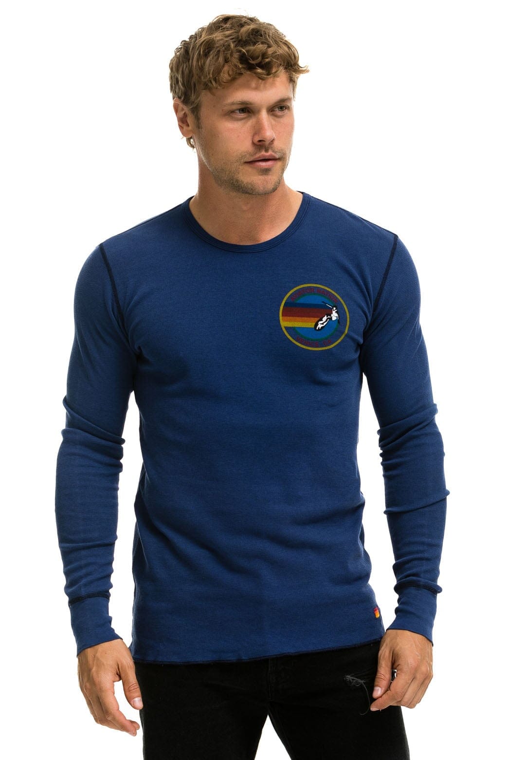 AVIATOR NATION VENICE THERMAL - NAVY - Aviator Nation