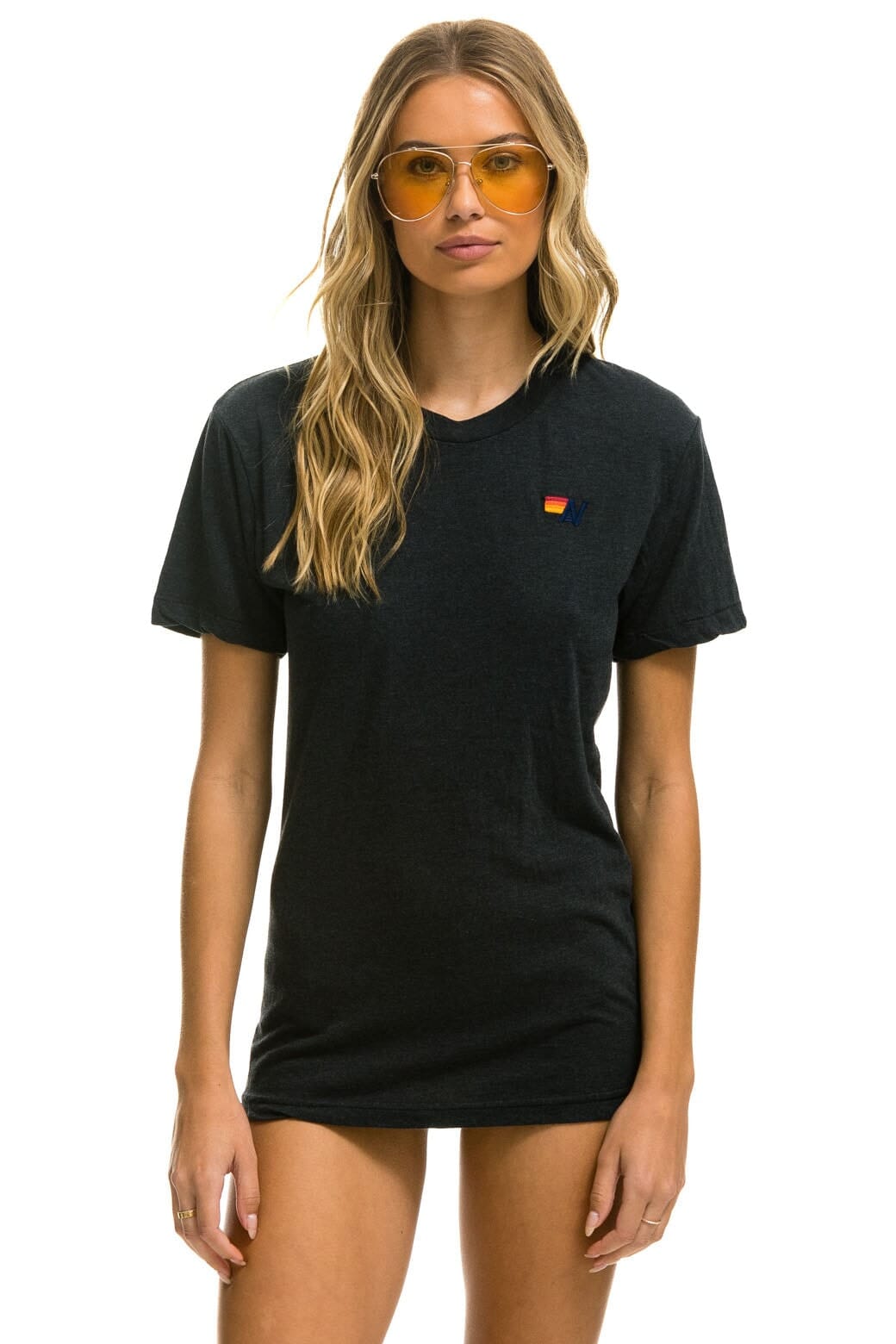 BASIC TEE - CHARCOAL - Aviator Nation