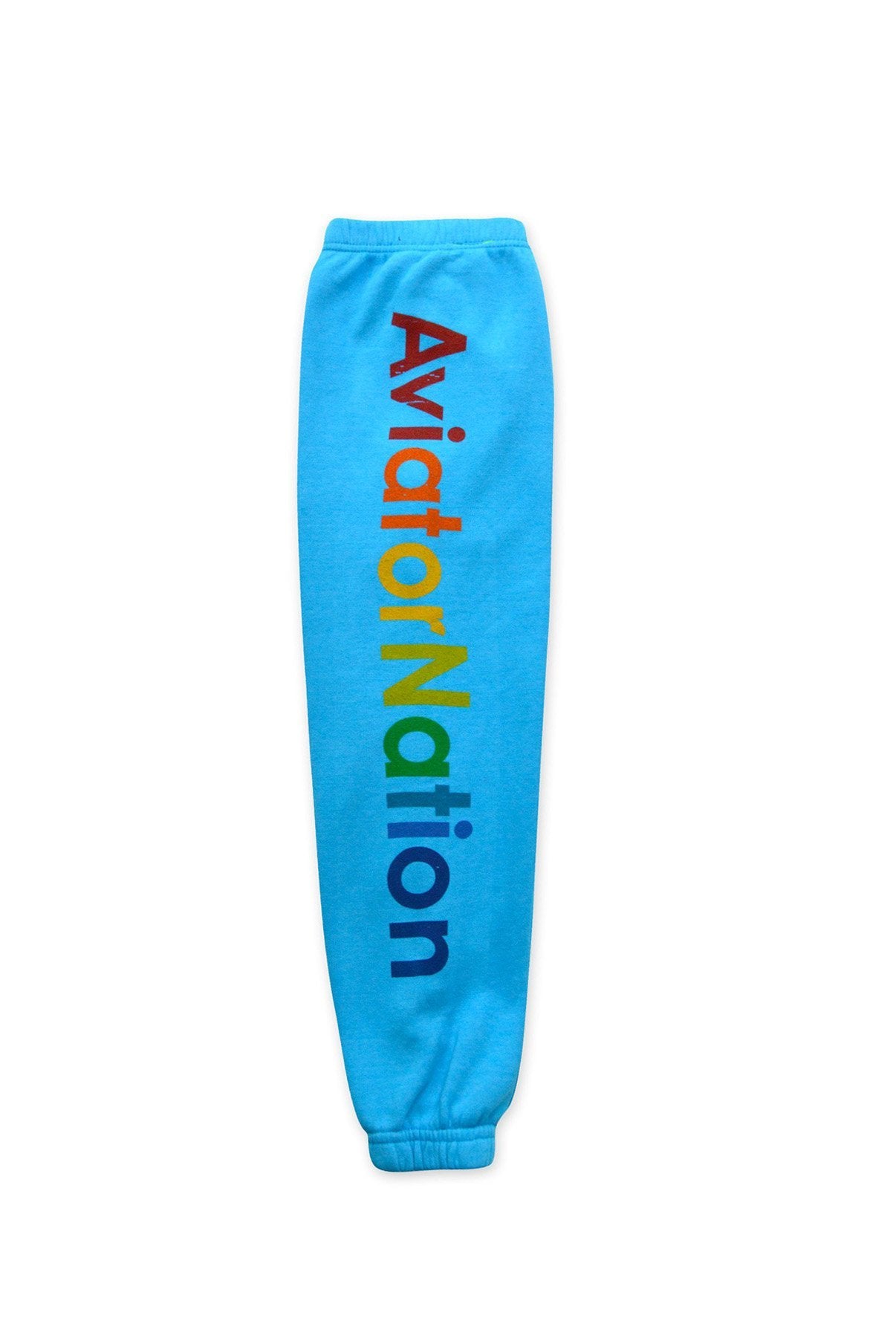 KID'S AVIATOR NATION SWEATPANTS - NEON BLUE - Aviator Nation