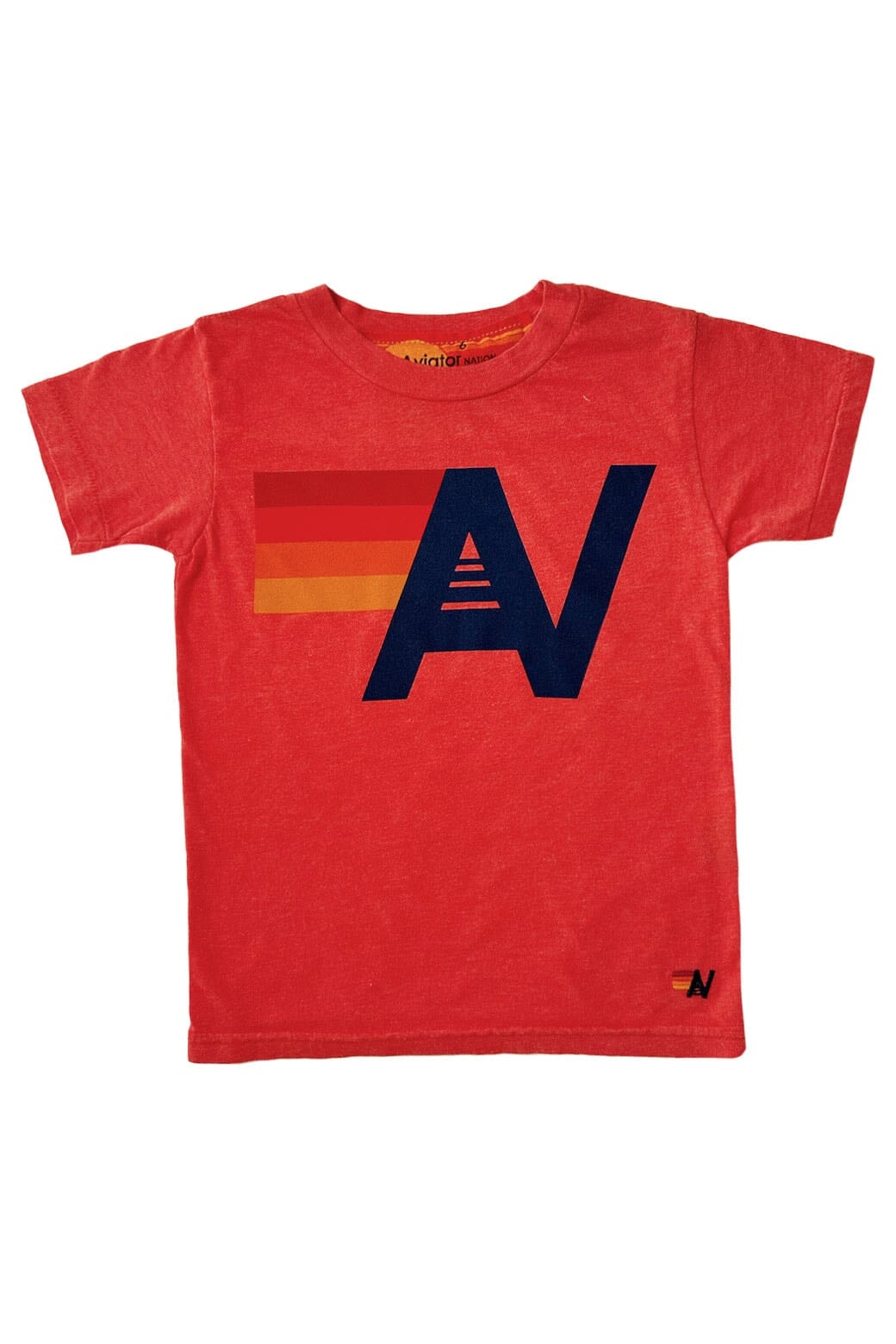 KID'S LOGO TEE - RED - Aviator Nation