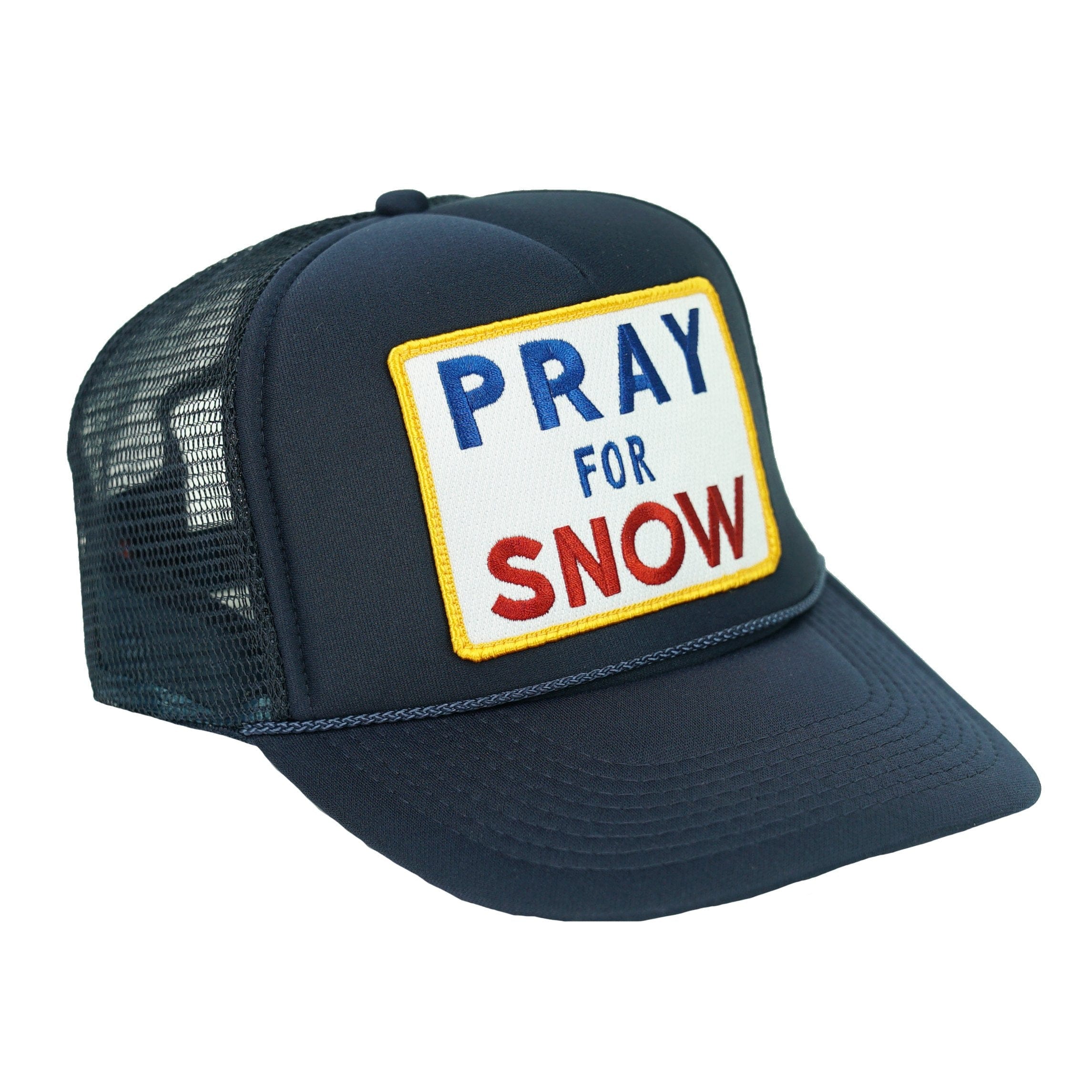 PRAY FOR SNOW VINTAGE TRUCKER HAT – Aviator Nation