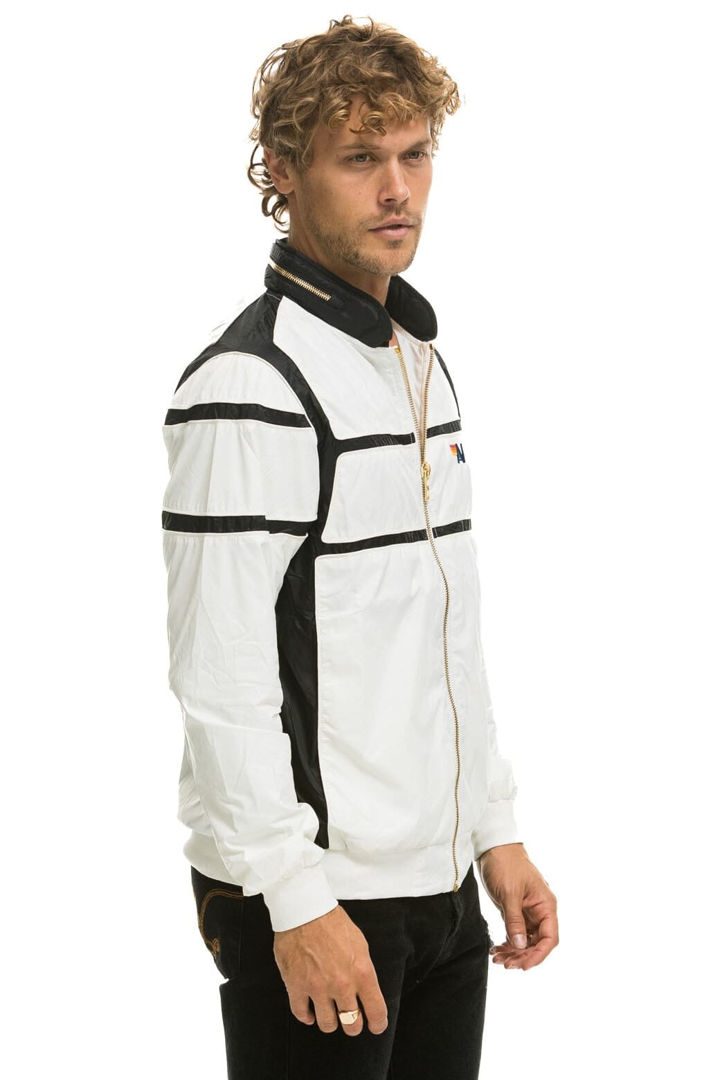 RACER JACKET - WHITE - Aviator Nation