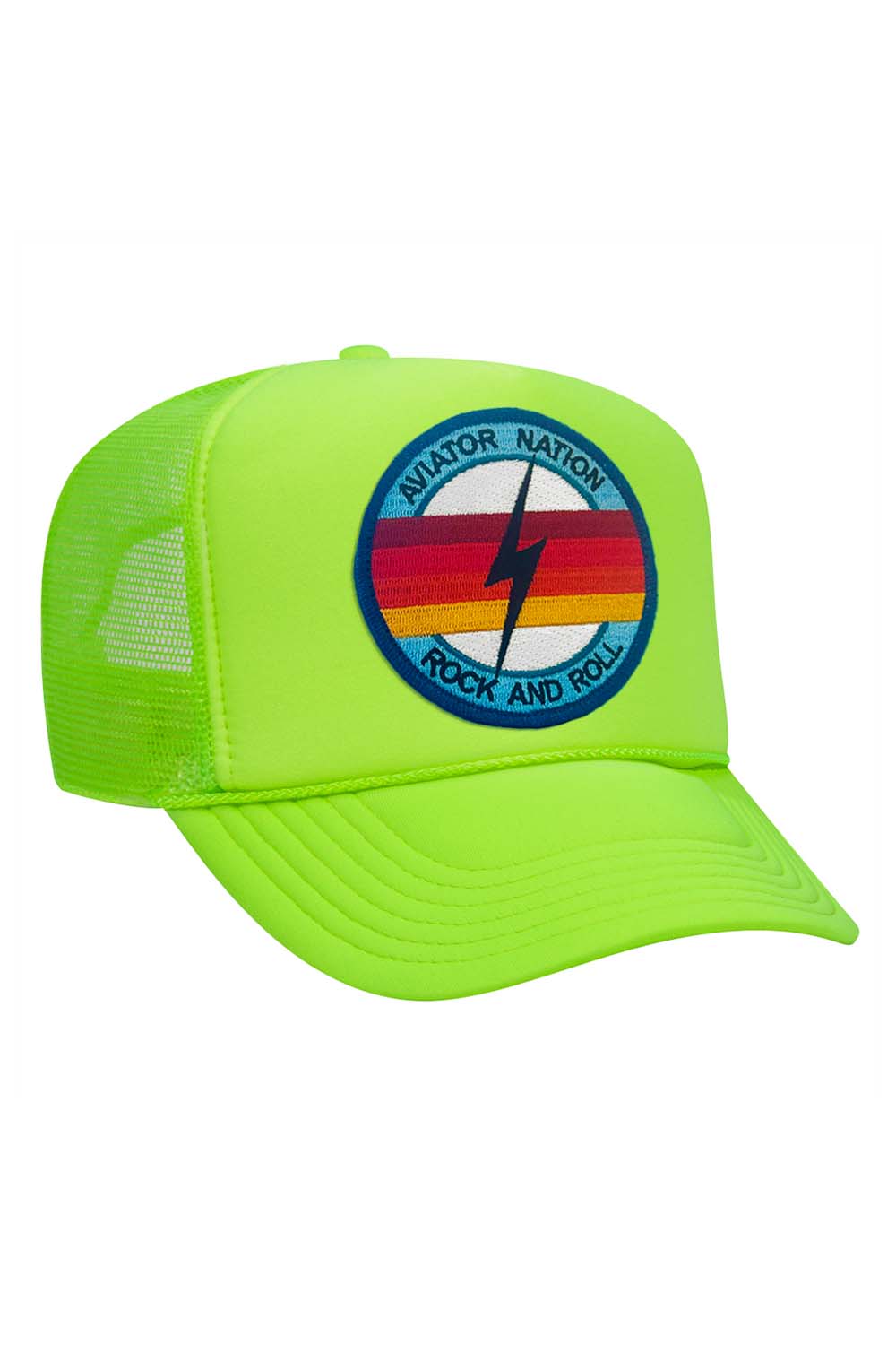 ROCK AND ROLL BOLT VINTAGE TRUCKER HAT - Aviator Nation