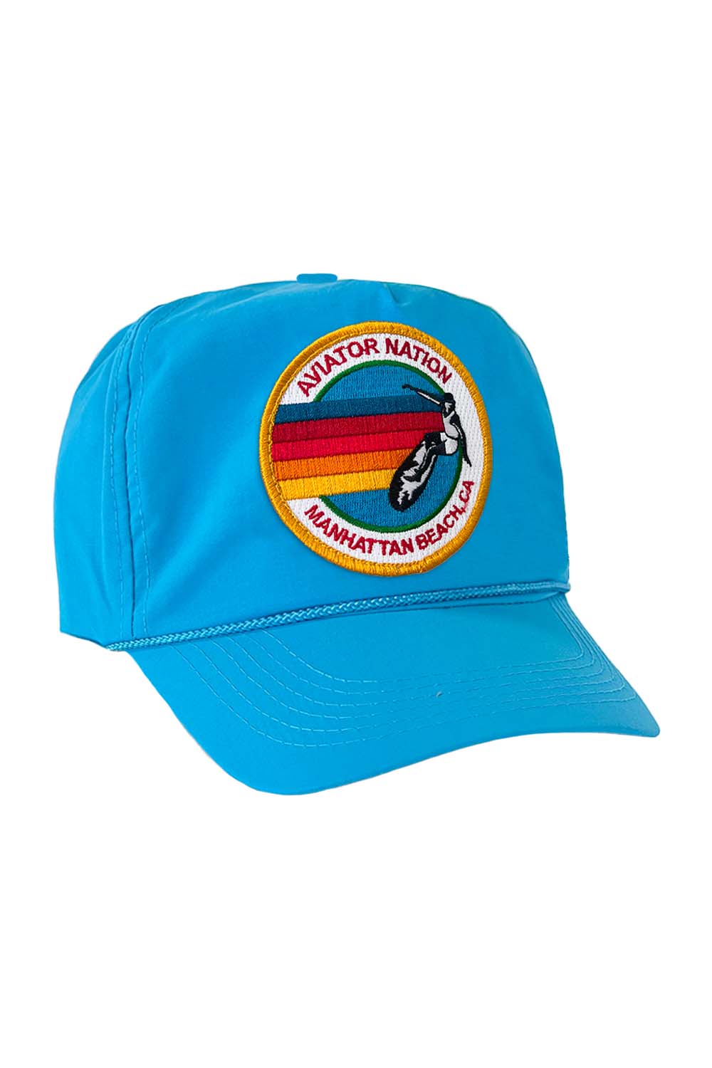 SIGNATURE MANHATTAN BEACH VINTAGE NYLON TRUCKER HAT - Aviator Nation