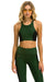 COLOR BLOCK RACER SPORTS BRA - FOREST - Aviator Nation